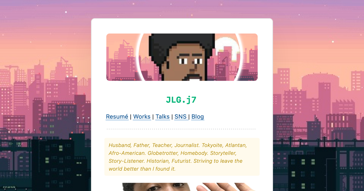 Jason L Gatewood Personal Site